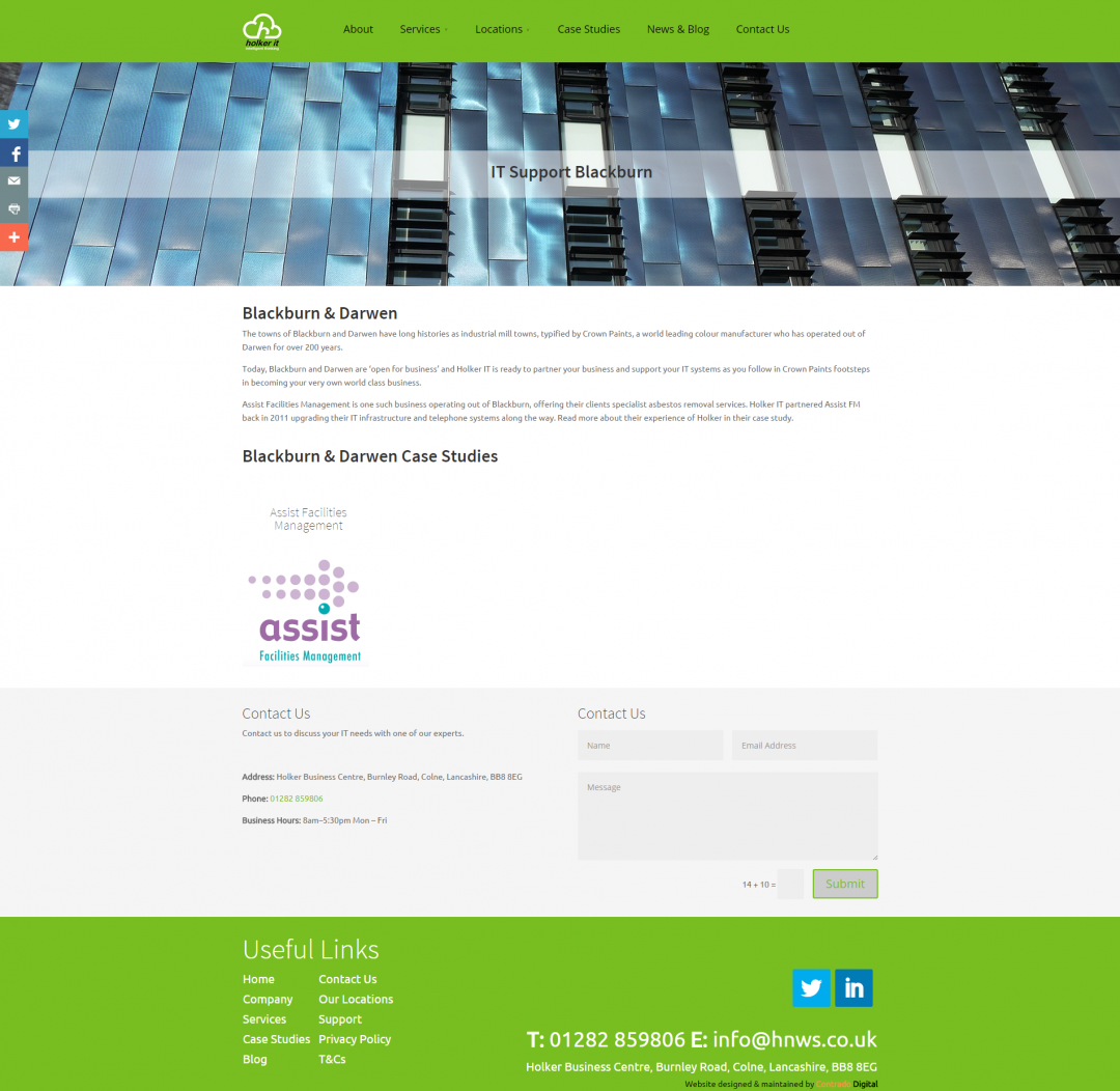 Holker IT Case Study - Contrado Digital