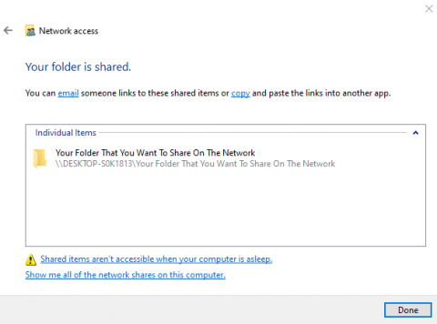 How to Setup CIFS on Windows 10 to Share a Folder on the Network ...